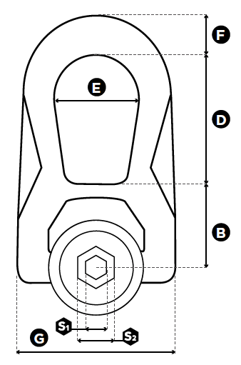 Double Swivel Ring Codipro OS DSR UP UNC | Certex Norway