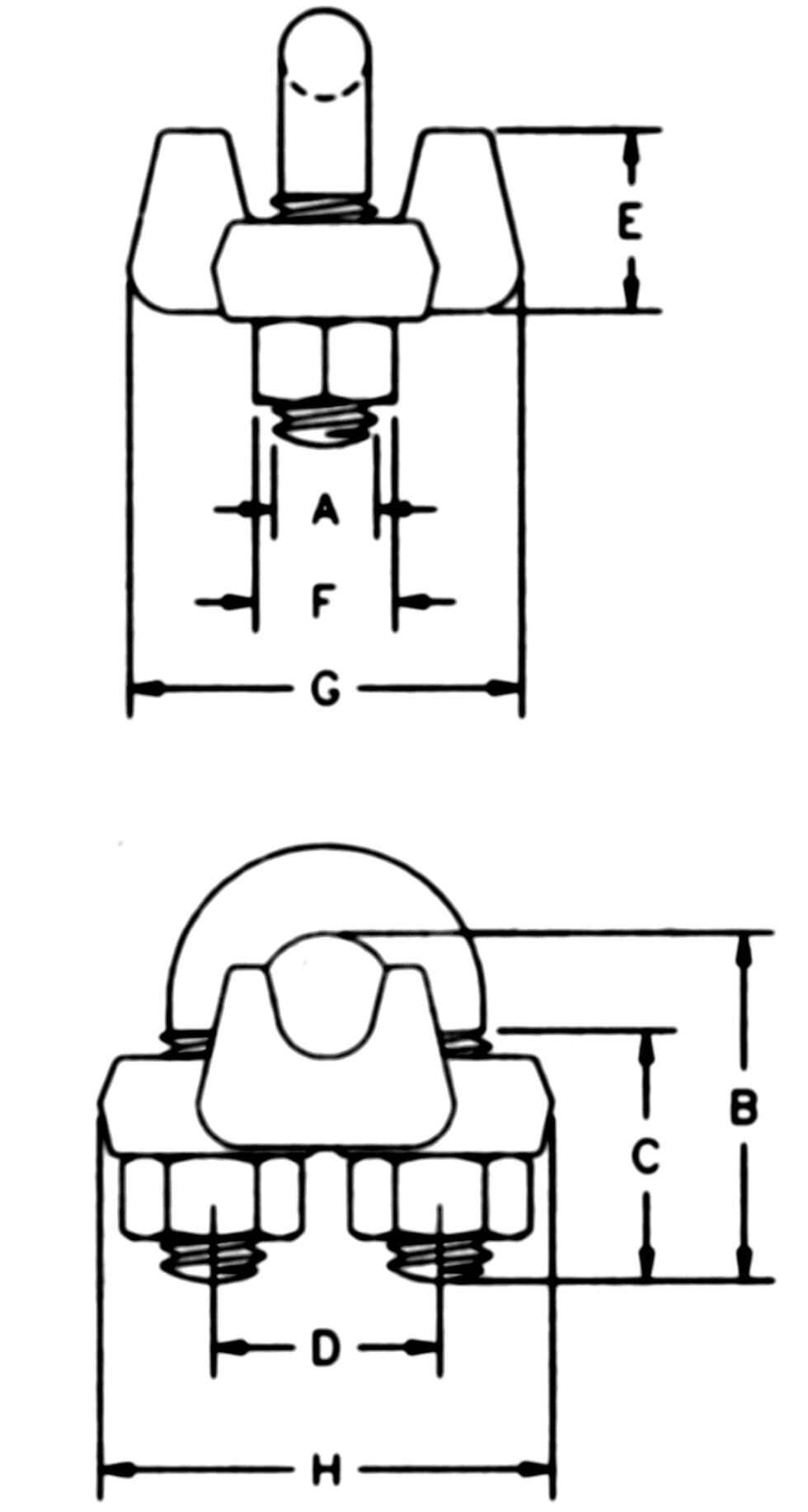 Wire Rope Clip Crosby G-450 | Certex Norway