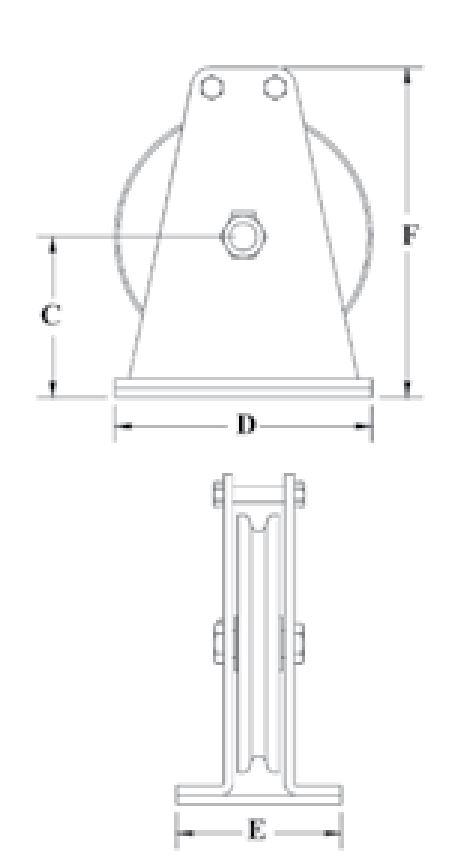 Vertical Lead Block Crosby G-601S | Certex Norge
