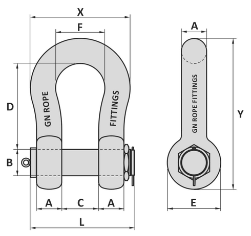 Sjakkel GN H10 Super-mutterbolt | Certex Norge