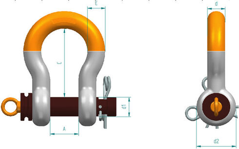 Gunnebo ROV Release Shackle no 863 | Certex Norway