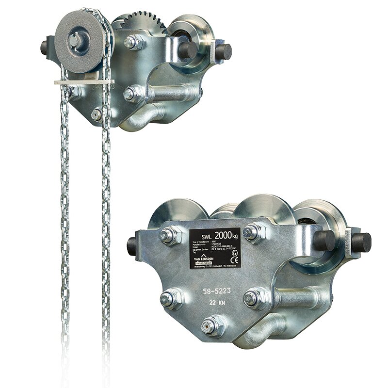 Geared Trolley KITO HD3C Standard Execution | Certex Norge