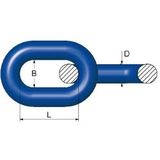 Alloy blue short link chain, FRAM | Certex Norge