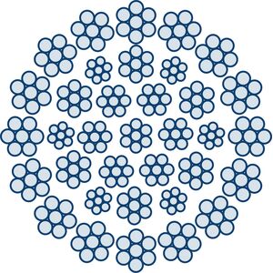 Diepa wire X53 (PZ371), lang lay and ordinary lay | Certex Norway