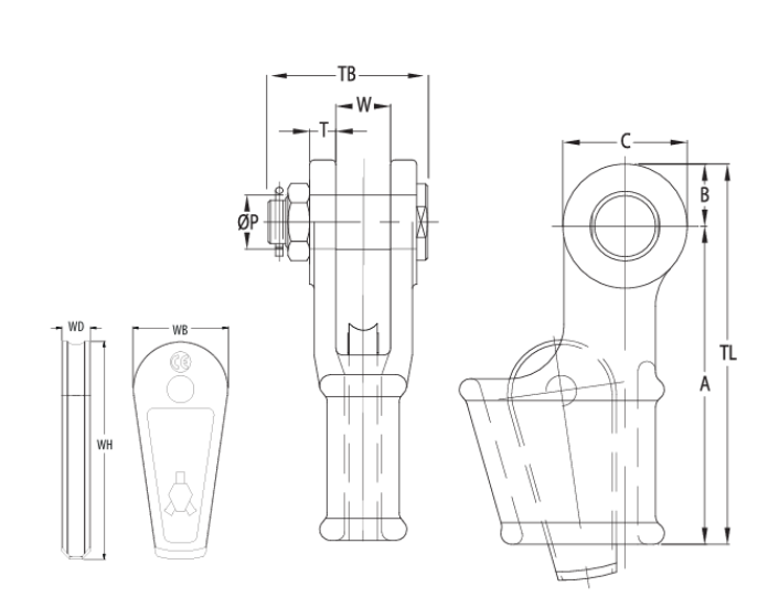 Open Wedge Socket OSS B With bolt | Certex Norge