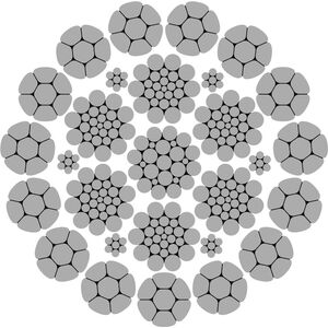 Diepa wire X53 (PZ371), lang lay and ordinary lay | Certex Norway