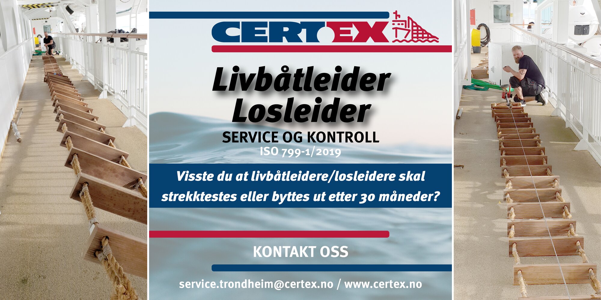 Certex Norge utfører service og kontroll av losleidere | Certex Norge